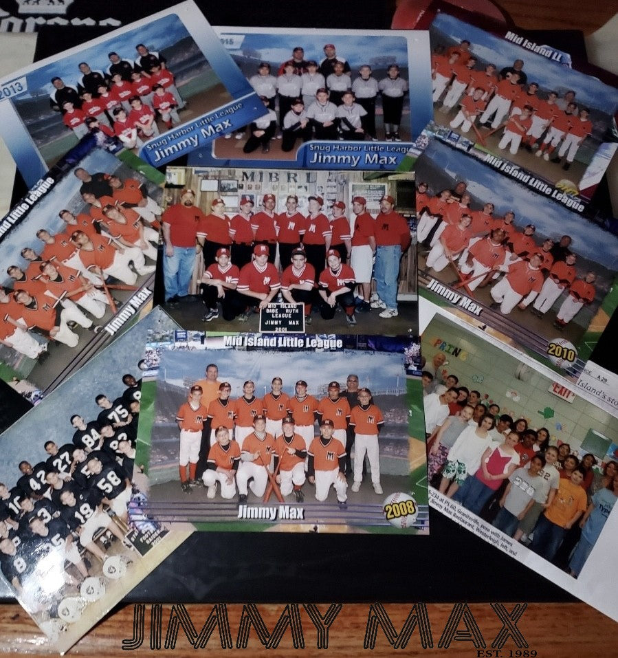 Jimmy Max Little League Teams, Jimmy Max Pizza Baseball Team Photos