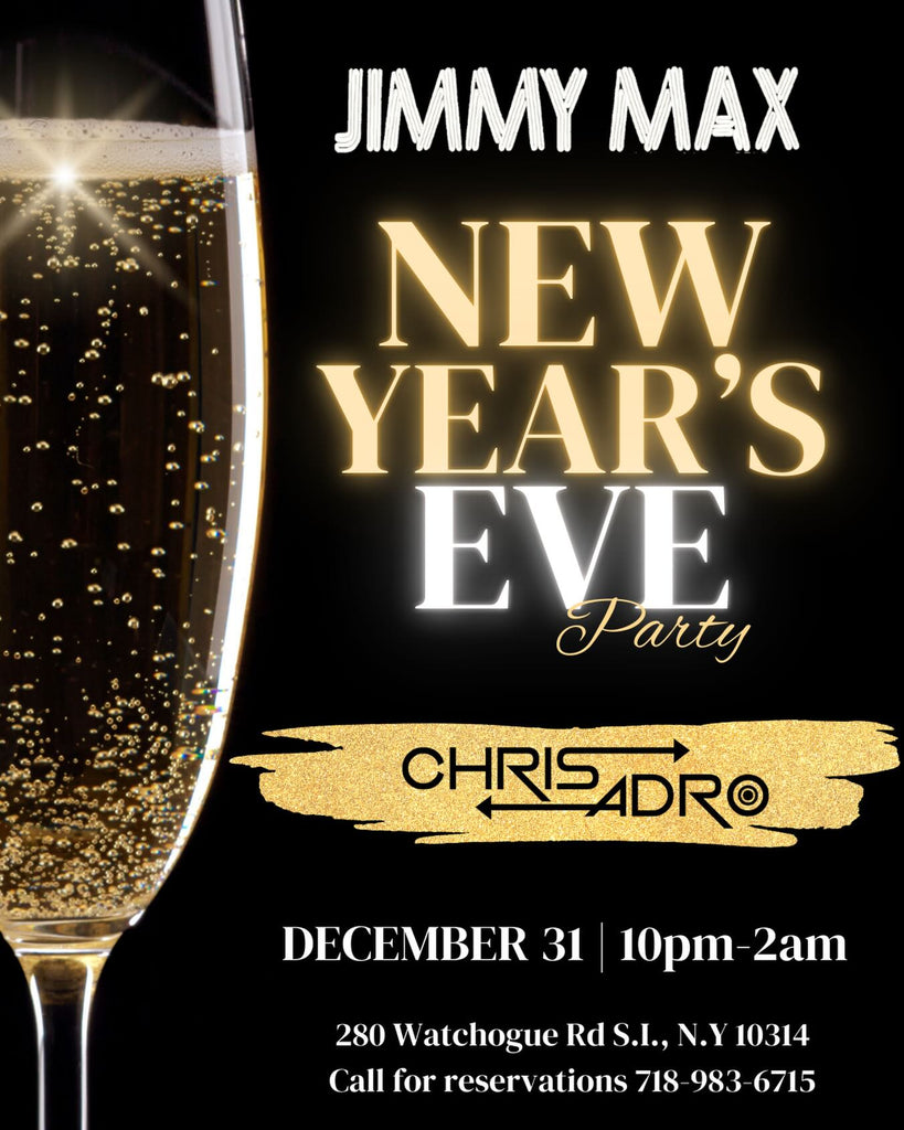 Jimmy Max New Years Eve Party 2026, Ring in the New Year at Jimmy Max