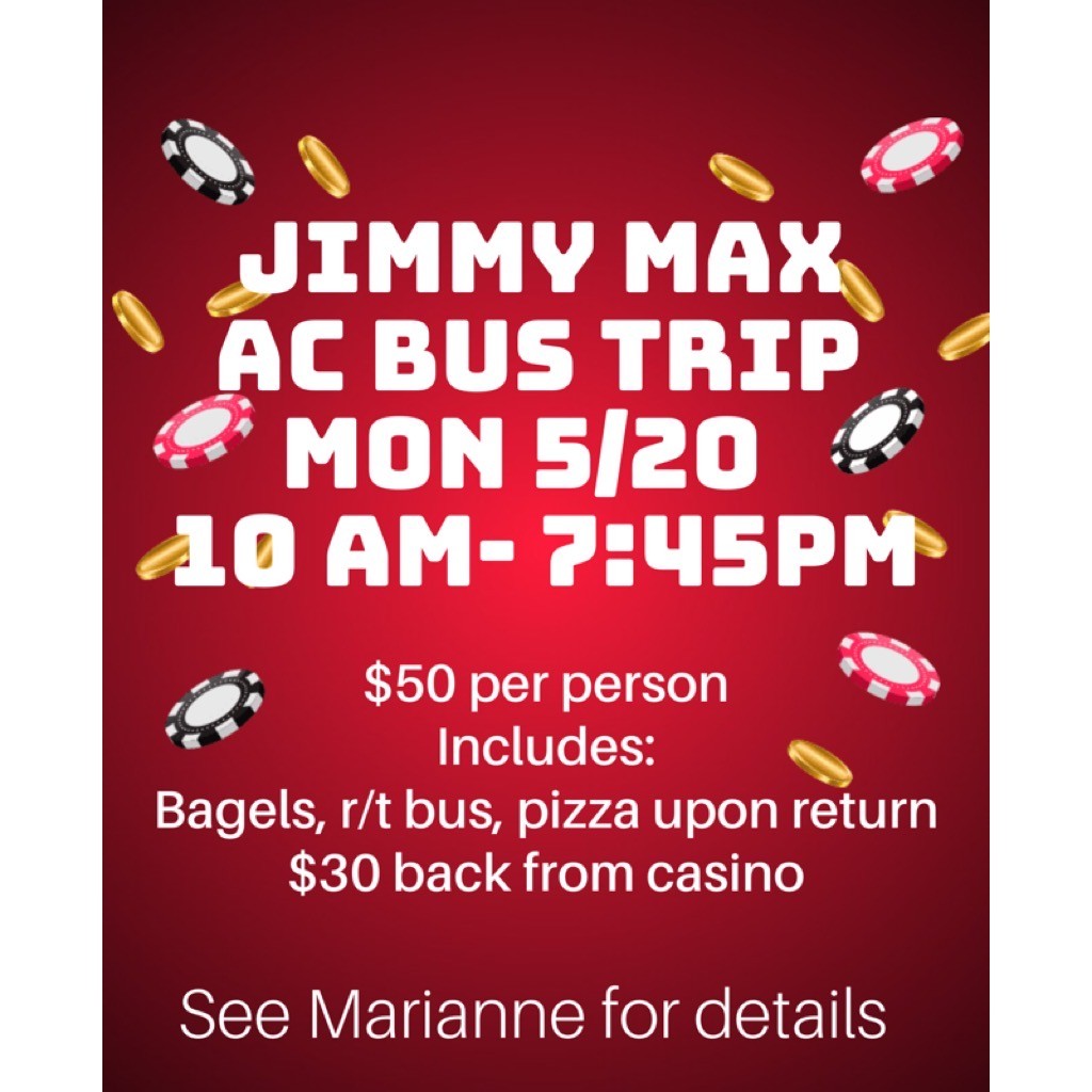 Jimmy Max AC Bus Trip Staten Island, NY, Jimmy Max AC Bus Trip Near Me