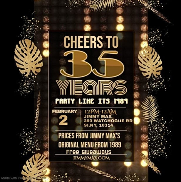 Jimmy Max Anniversary Event, Jimmy Max 35th Anniversary Staten Island