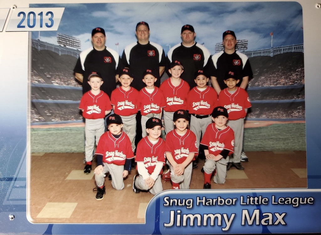 Jimmy Max 2013 Snug Harbor Little League Team, Jimmy Max Team Photo