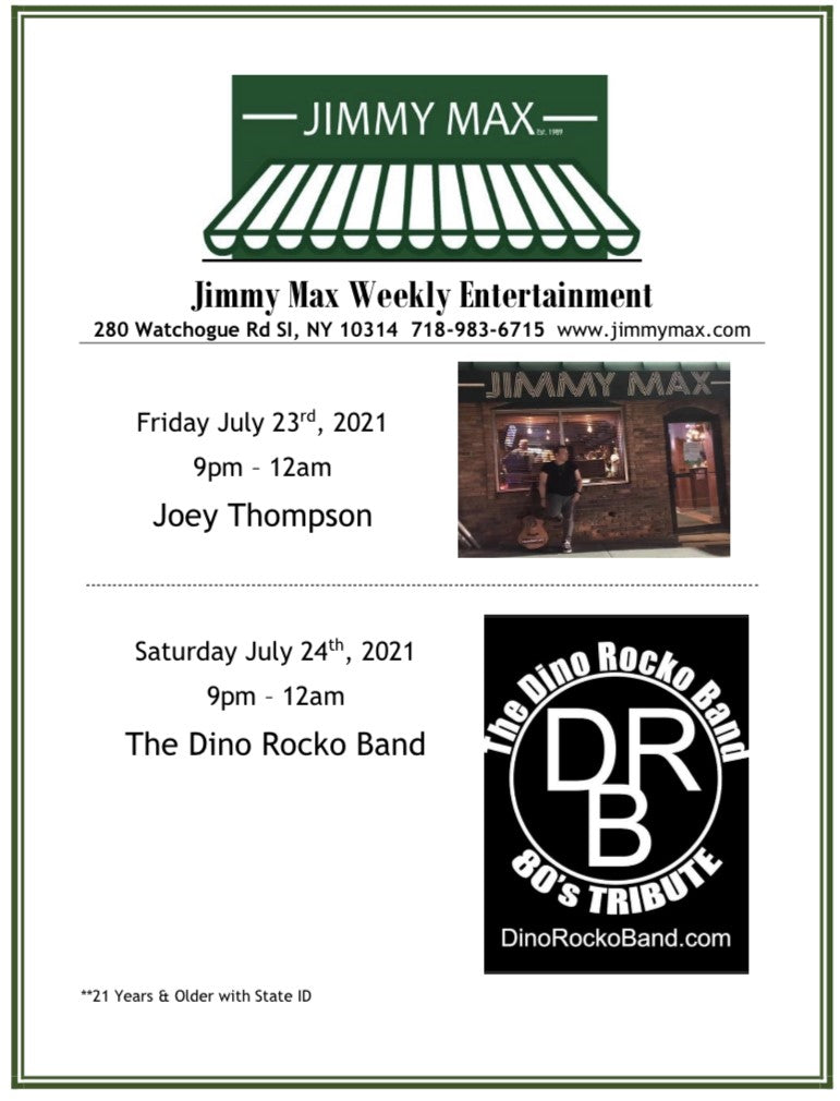 Jimmy Max Live Music, Bar Music Entertainment, Bar Music Staten Island