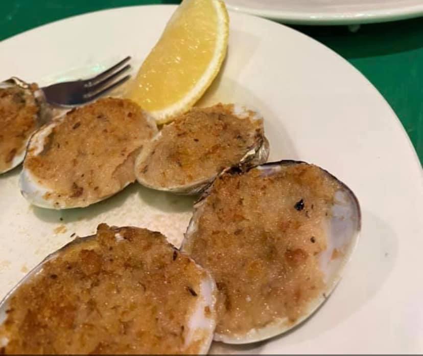 Baked Clams Delivery, Seafood Menu, Stuffed Clams Staten Island Menu ...