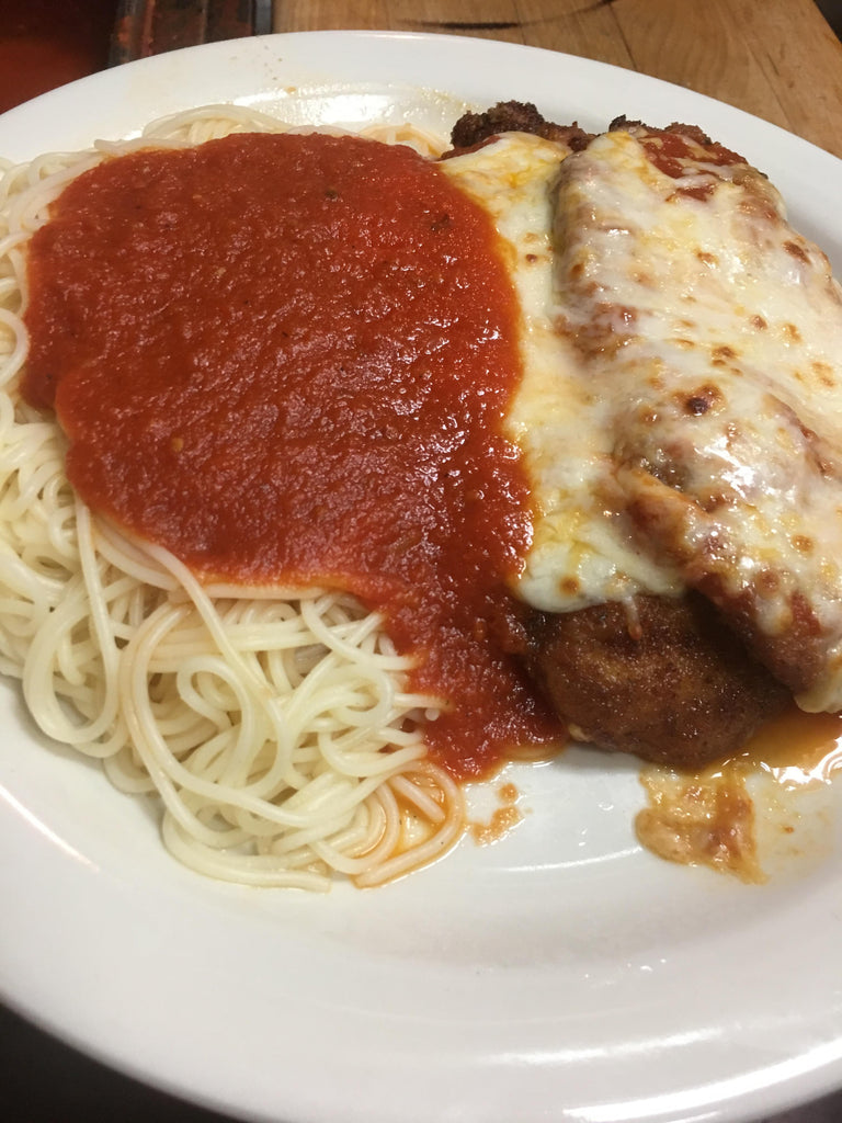 Chicken Parmigiana Entree, Chicken Parm Dinner Menu, Online Delivery ...