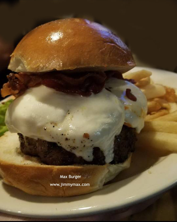 Jimmy Max Burger, Hamburger Online Menu, Bacon Cheese Burger Delivery